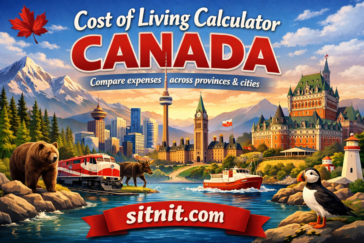Cost of Living Calculator Canada: Compare Cities & Expenses