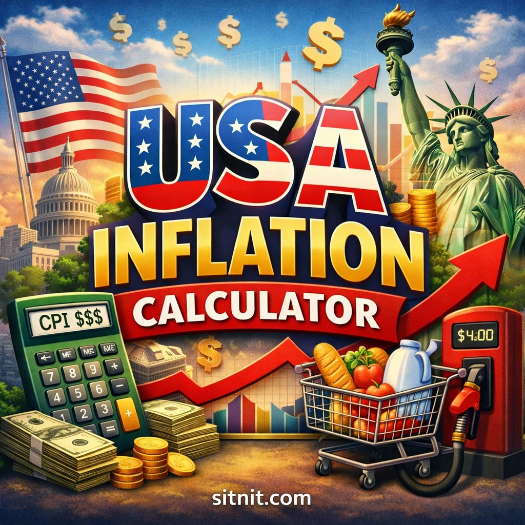 USA Inflation Calculator 2026 – BLS CPI Purchasing Power