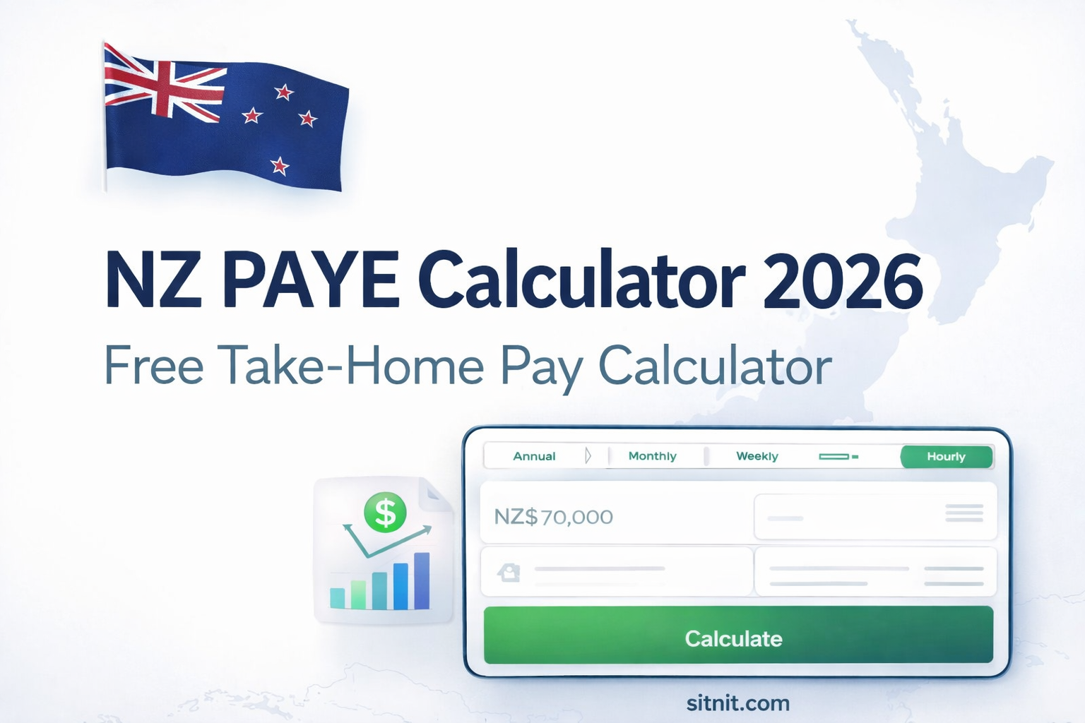 NZ PAYE Calculator 2026 – Free Take-Home Pay Calculator
